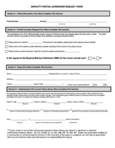 Unified Life | ANNUITY WITHDRAWAL FORM